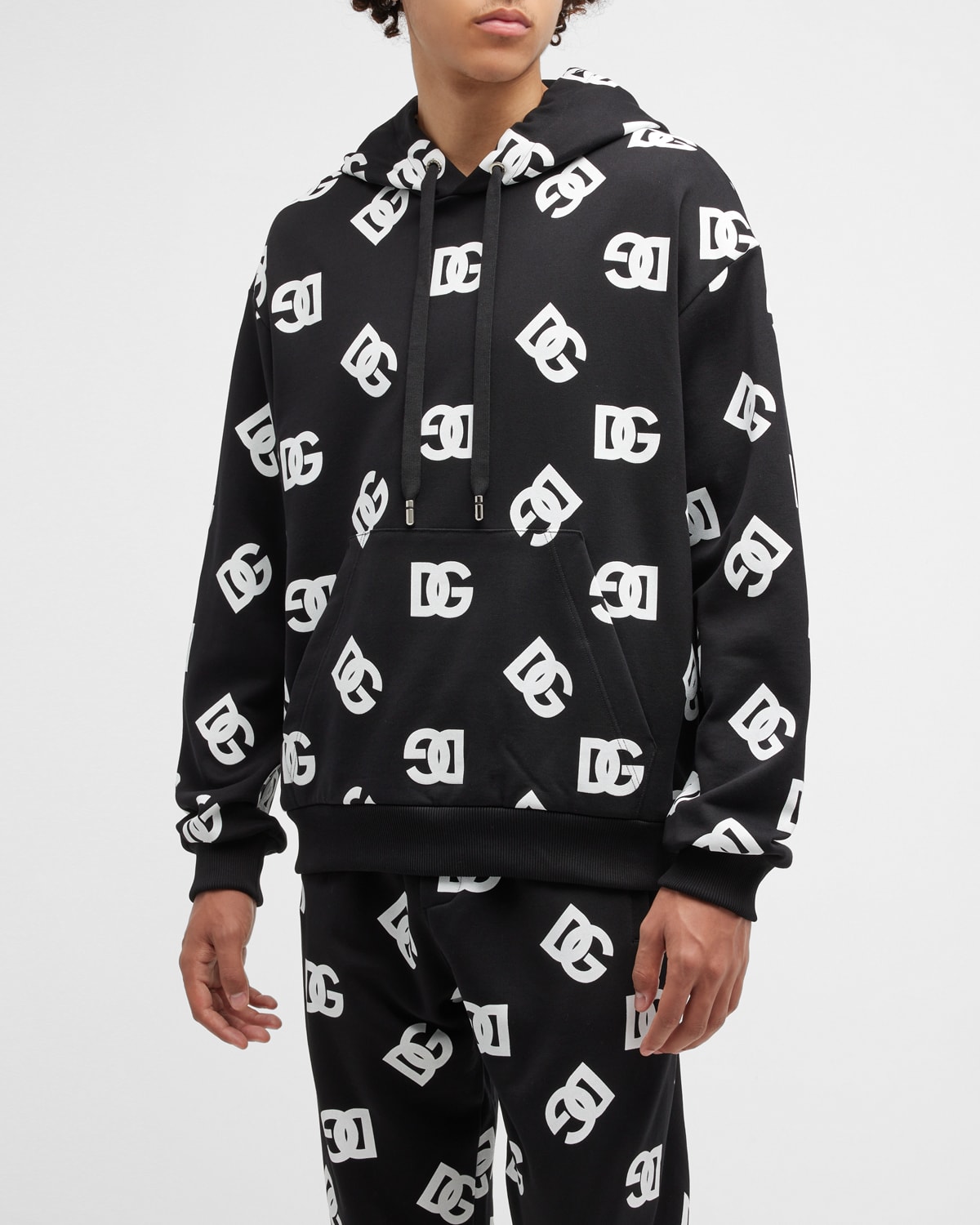 Dolce&Gabbana Men's DG Graffiti Hoodie | Neiman Marcus
