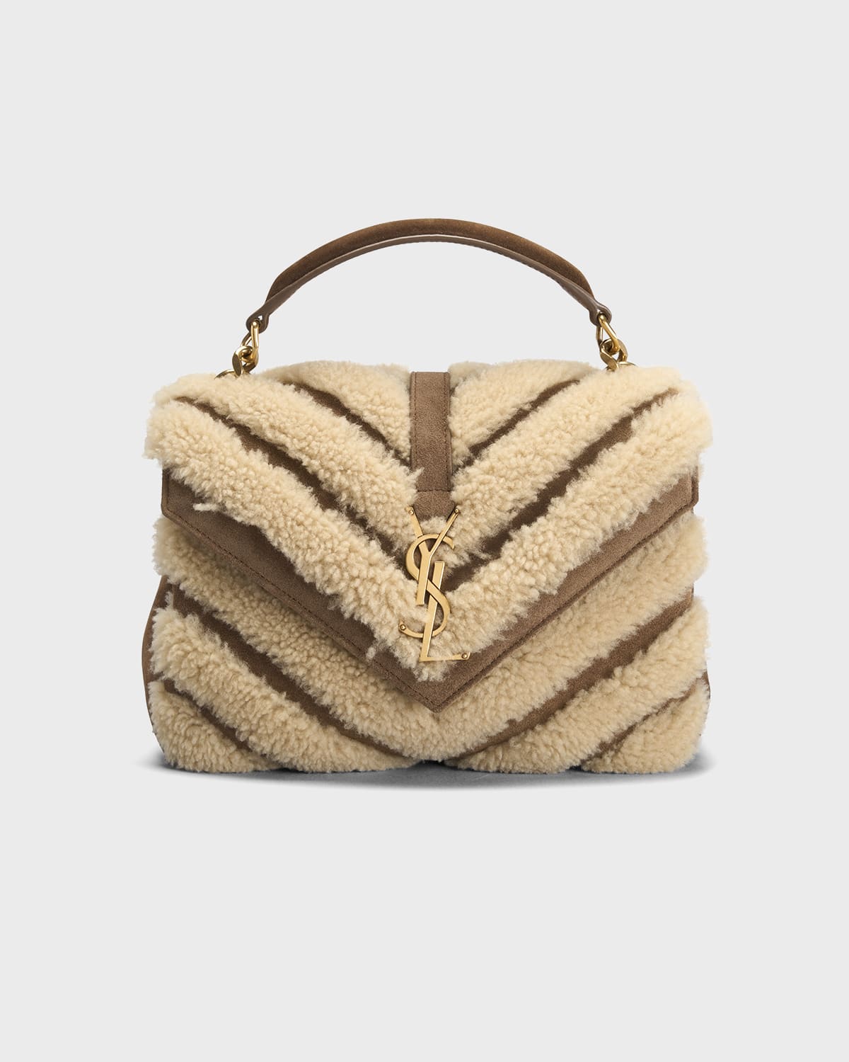 Saint Laurent Jamie Medium Patchwork Chain Shoulder Bag | Neiman Marcus