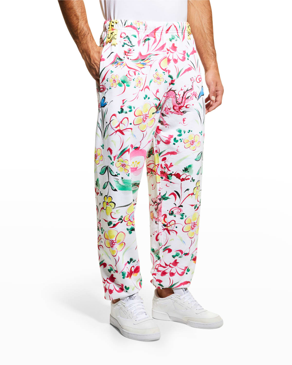 Givenchy Men's Front Logo-Print Sweatpants | Neiman Marcus