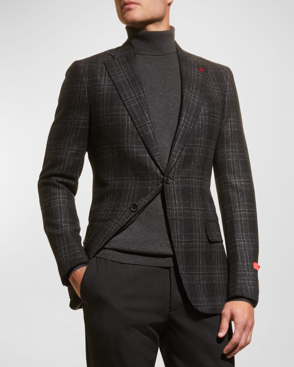 Stefano Ricci Men's Plaid Silk & Cashmere Sport Jacket | Neiman Marcus