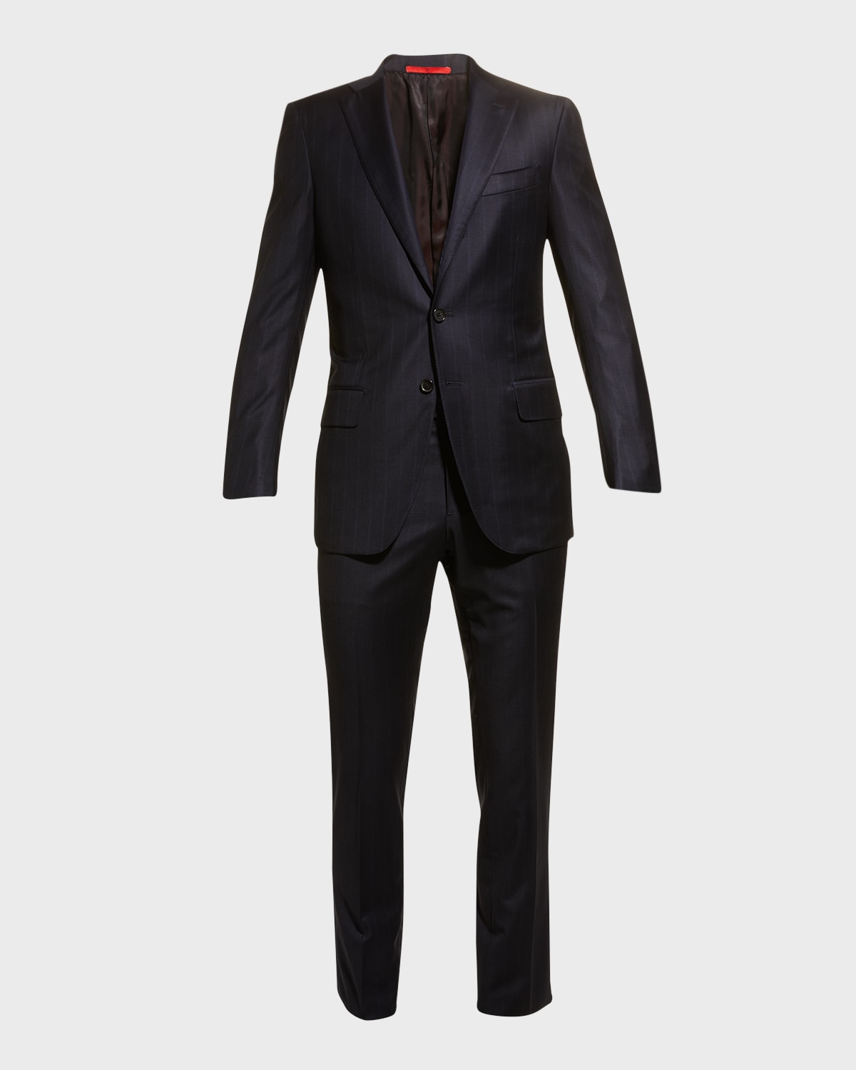Isaia Men's Striped Jersey Suit | Neiman Marcus