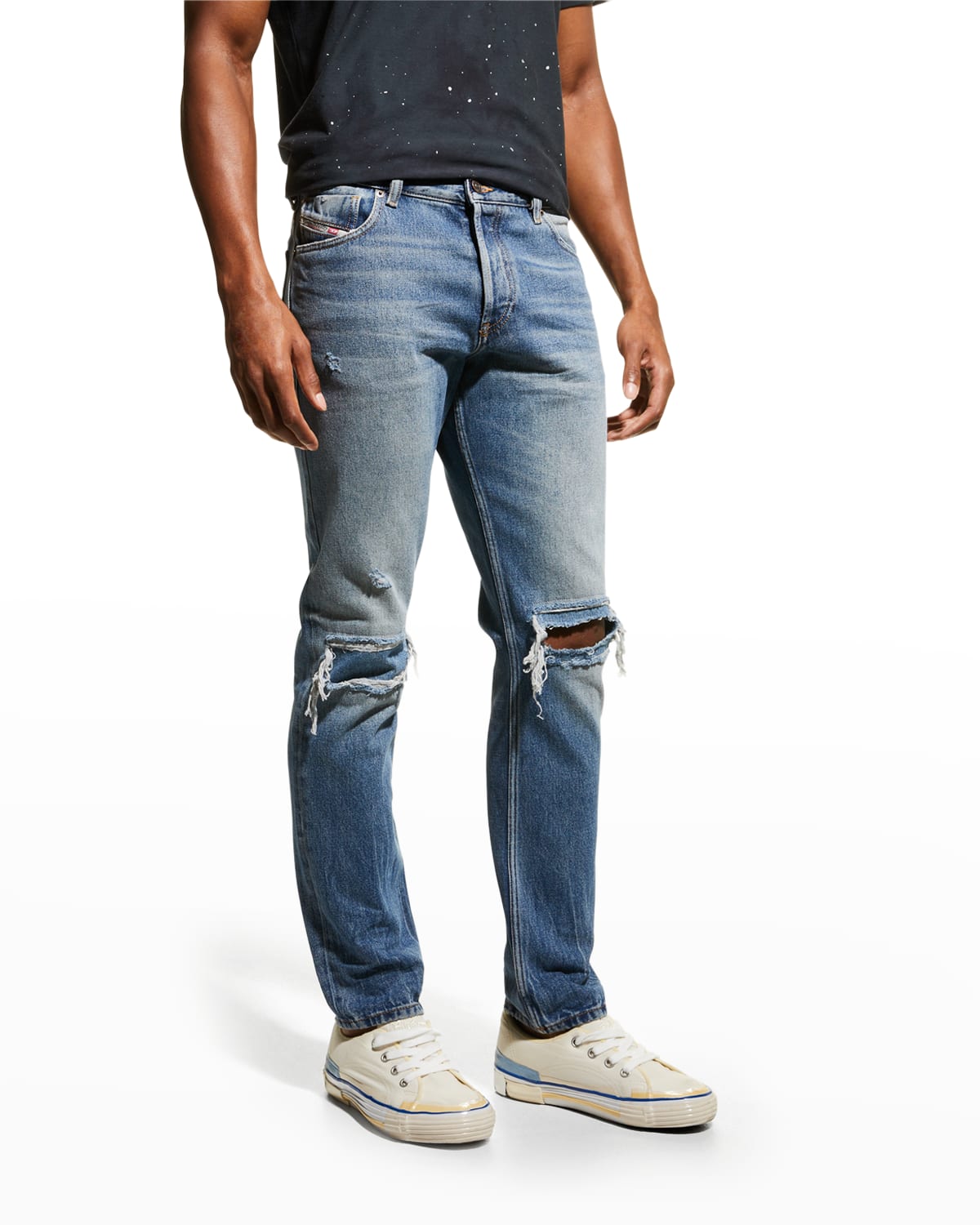 Ksubi Men's Cherub Knee-Rip Jeans | Neiman Marcus