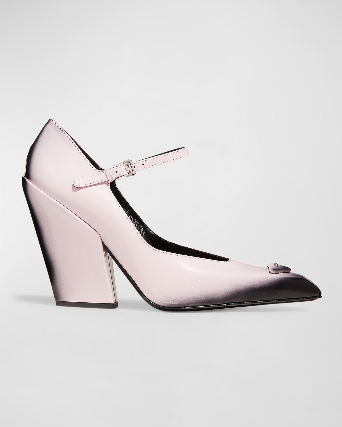 Prada Modellerie Leather Stiletto Pumps | Neiman Marcus
