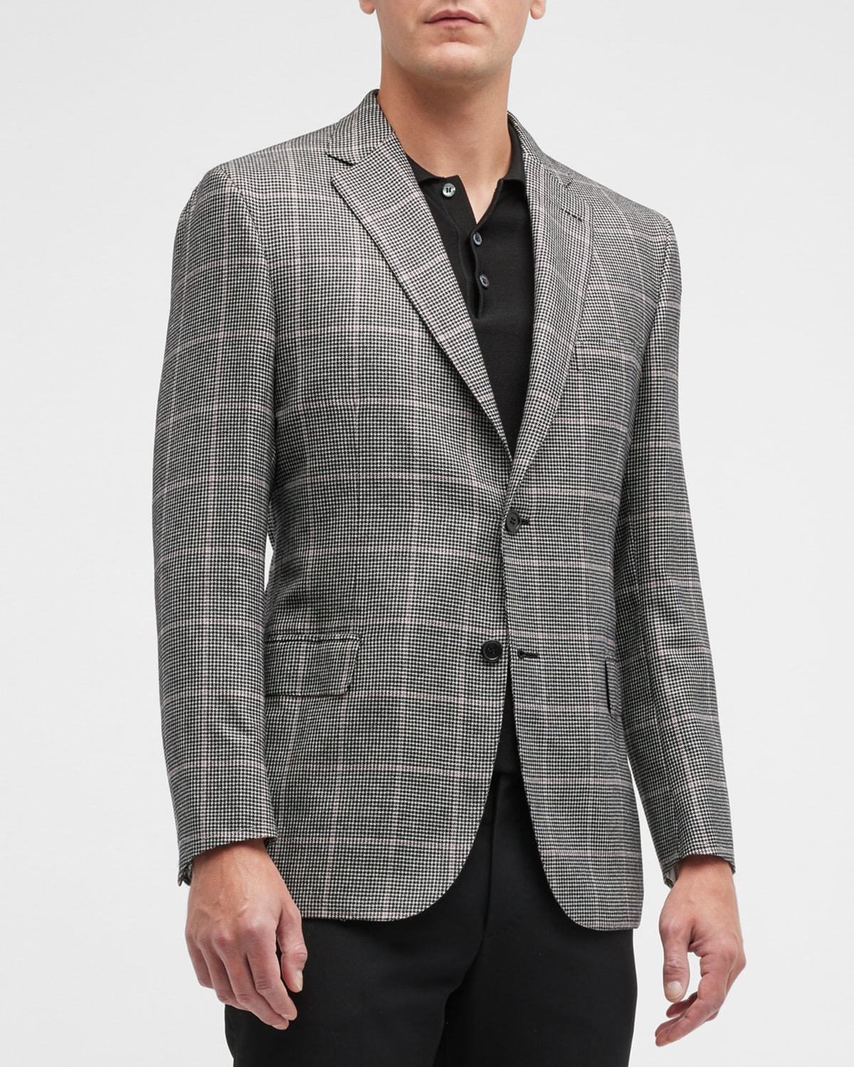 Brioni Men's Plaid Sport Jacket | Neiman Marcus
