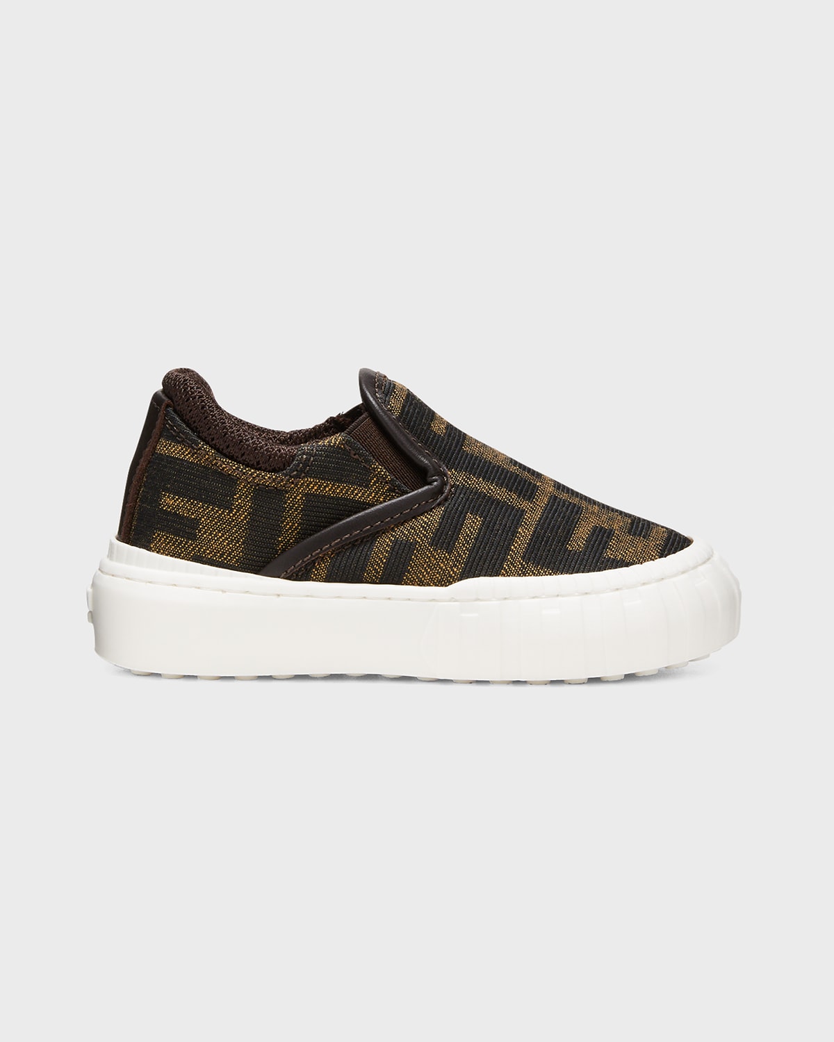 Fendi Kid's FF Canvas Low-Top Sneakers, Toddlers/Kids | Neiman Marcus