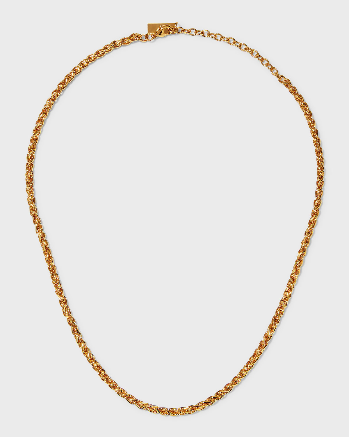 Saint Laurent Wheat Chain Long Necklace | Neiman Marcus