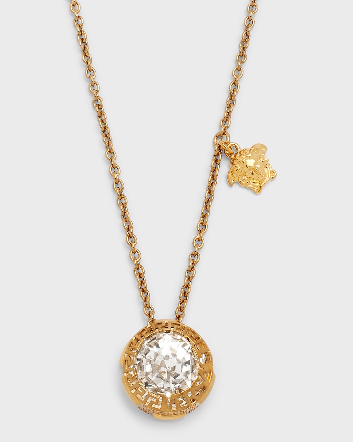 Versace Medusa Round Pendant Necklace | Neiman Marcus