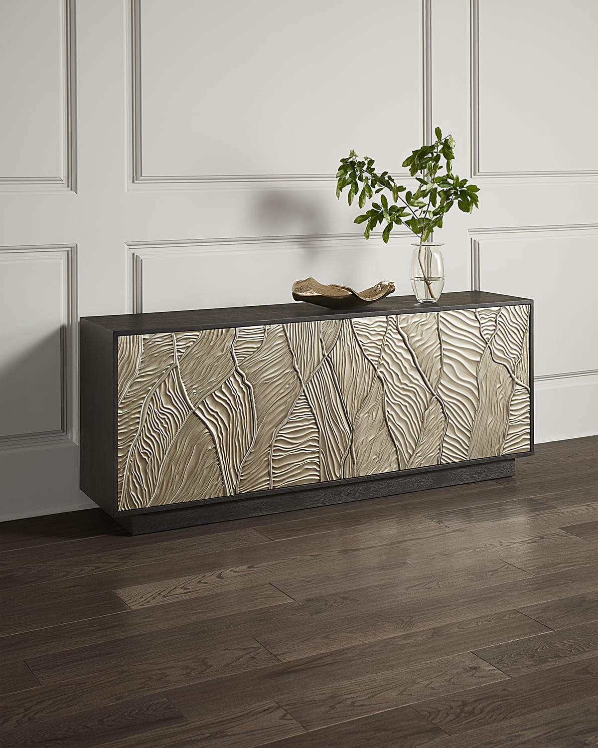 Hooker Furniture Nolita 4-Door Entertainment Console | Neiman Marcus