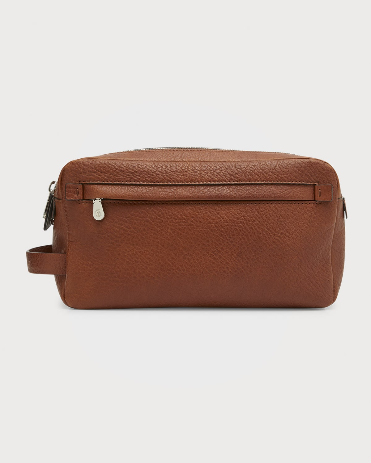 Frye Men's Logan Antiqued Leather Travel Toiletry Case | Neiman Marcus