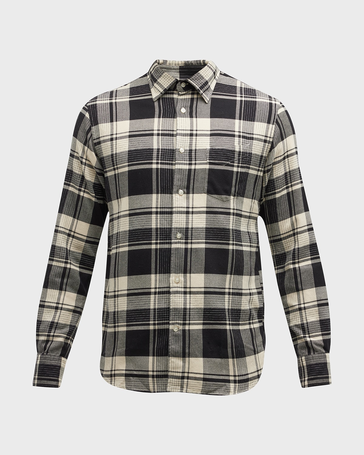 Amiri Men's Gradient Plaid Sport Shirt | Neiman Marcus