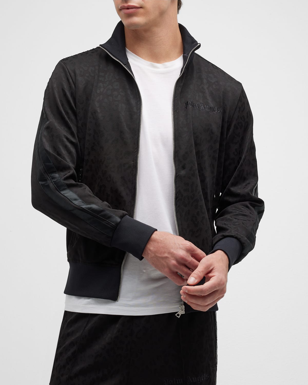Palm Angels Men's Classic Track Jacket | Neiman Marcus