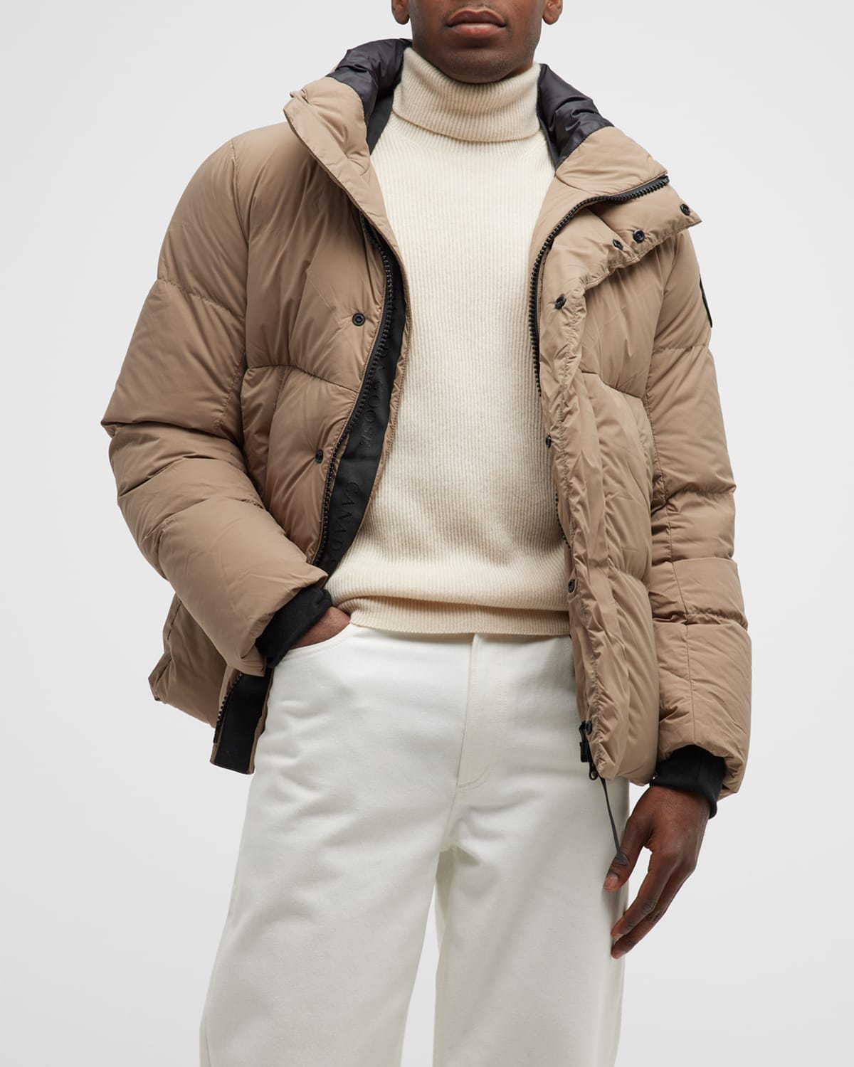 Rag & Bone Men's Holt Corduroy Puffer Jacket | Neiman Marcus