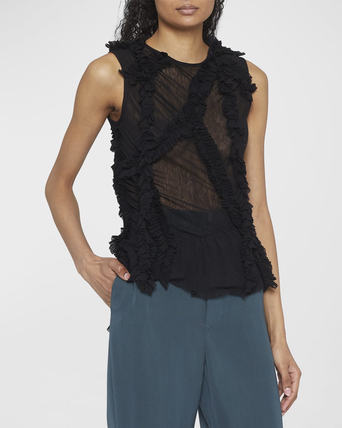 Dsquared2 Allover Strass Tank Top | Neiman Marcus