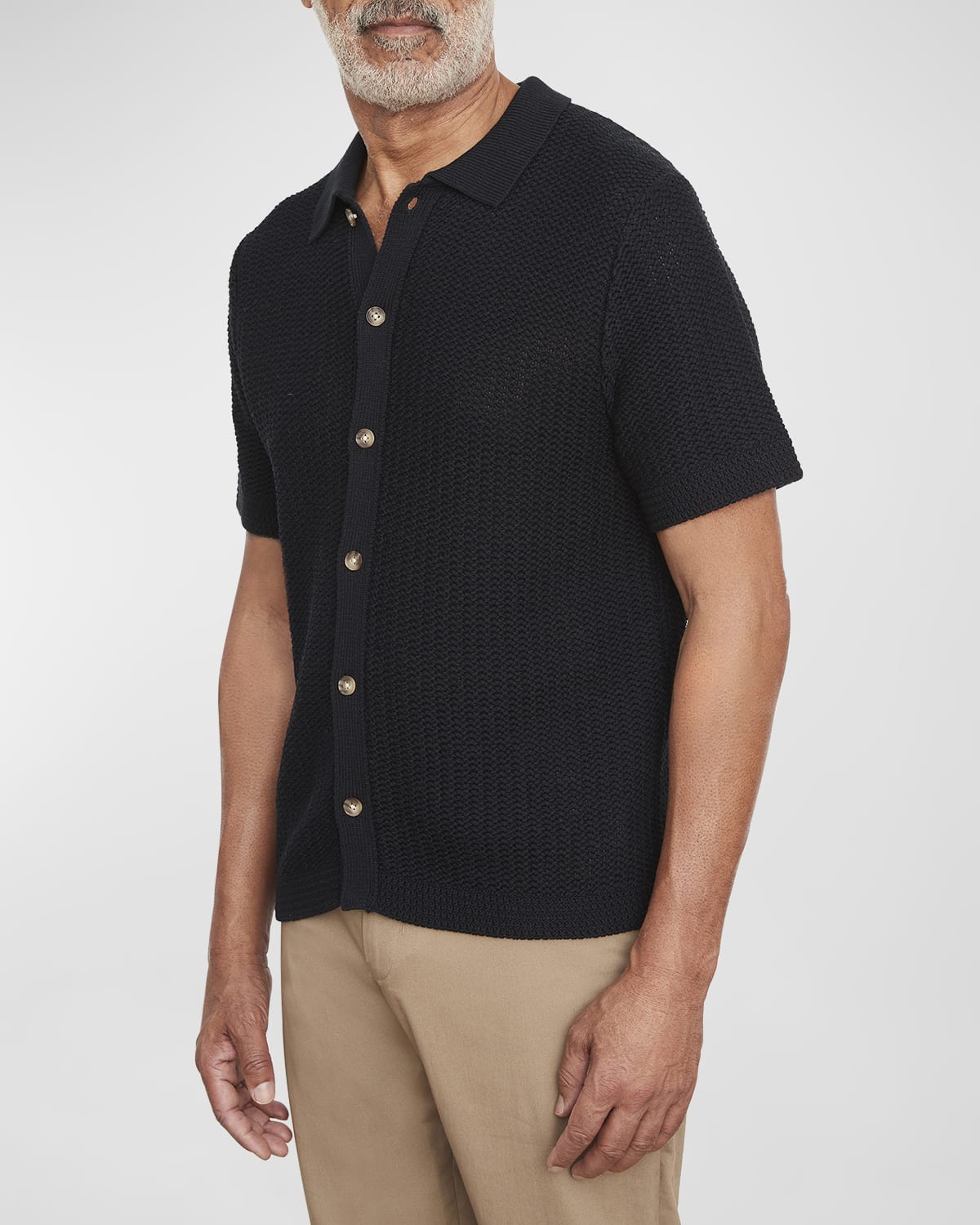 Vince Men's Madrid Buffalo Plaid Linen Sport Shirt | Neiman Marcus