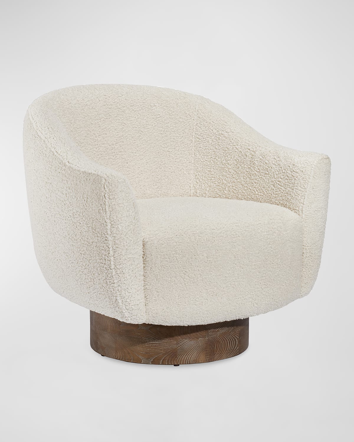Interlude Home Simone Sheepskin Swivel Chair | Neiman Marcus