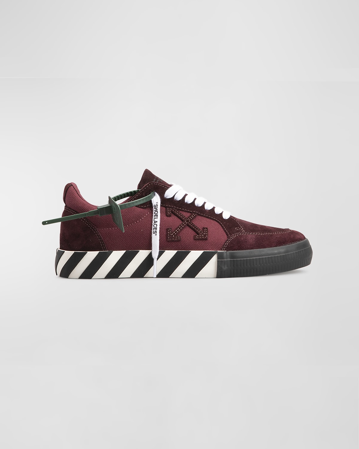 Off-White Men's Low Vulcanized Canvas Low-Top Sneakers | Neiman Marcus