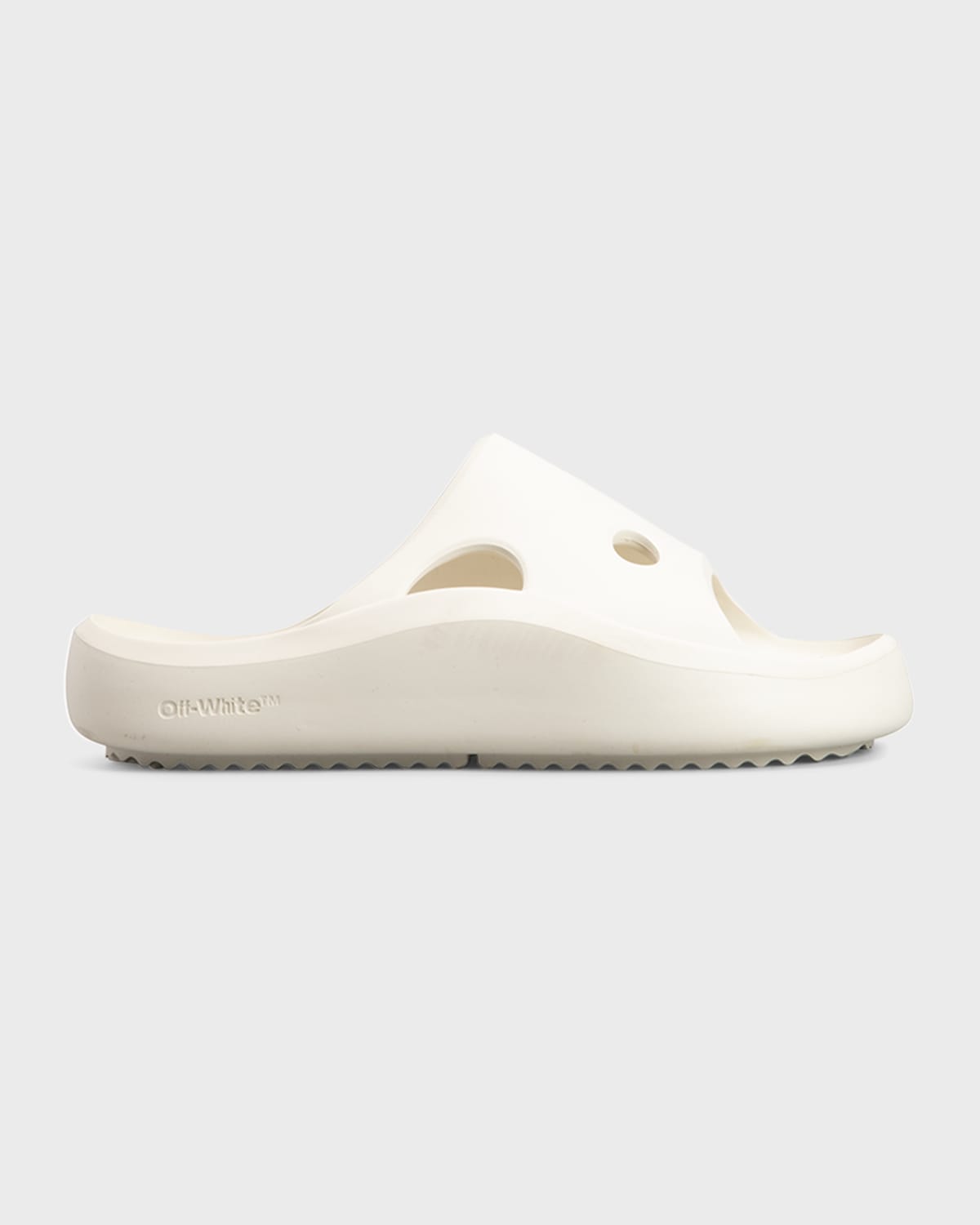 Off-White Men's Meteor Rubber Slides | Neiman Marcus