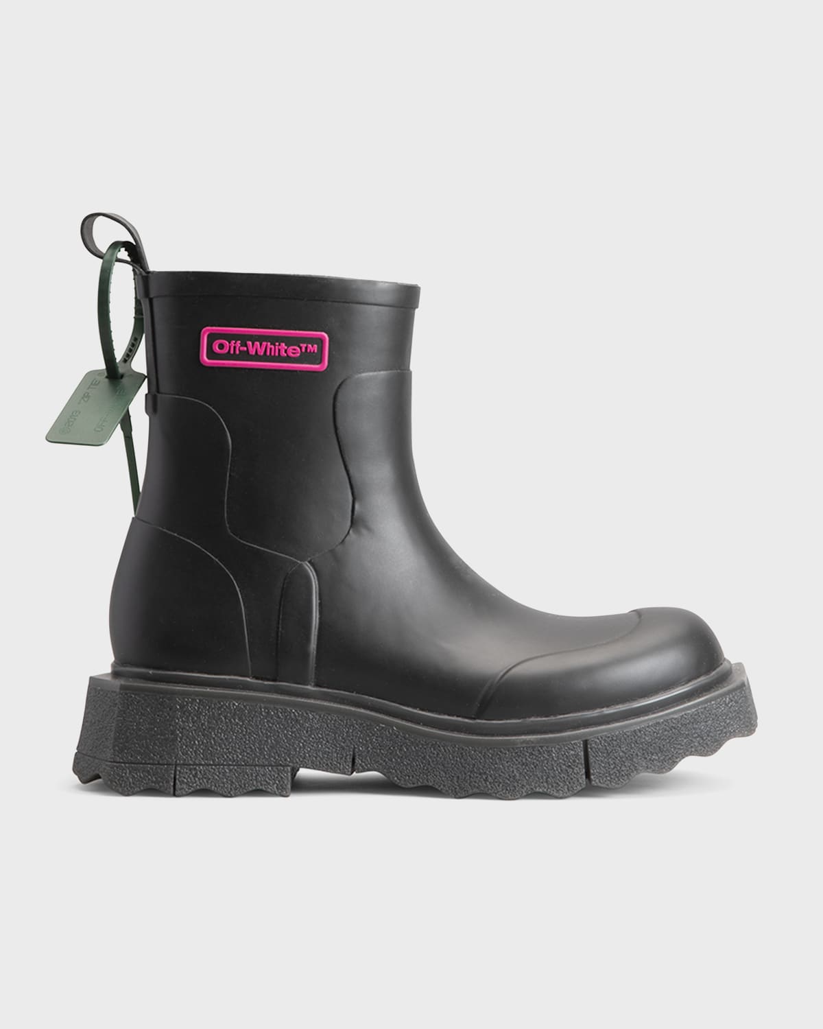 Givenchy Men's Show Rubber Ankle Rain Boots | Neiman Marcus