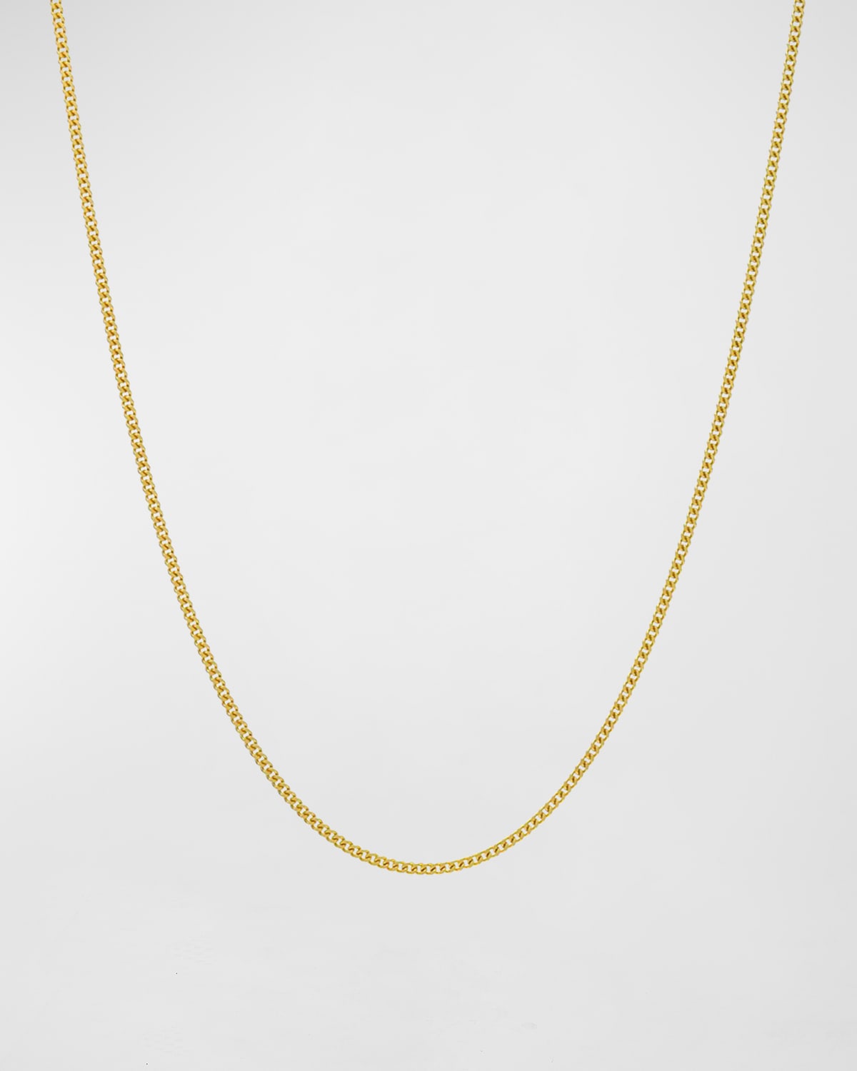 Zoe Lev Jewelry 14K Gold Flat Curb Link Necklace | Neiman Marcus
