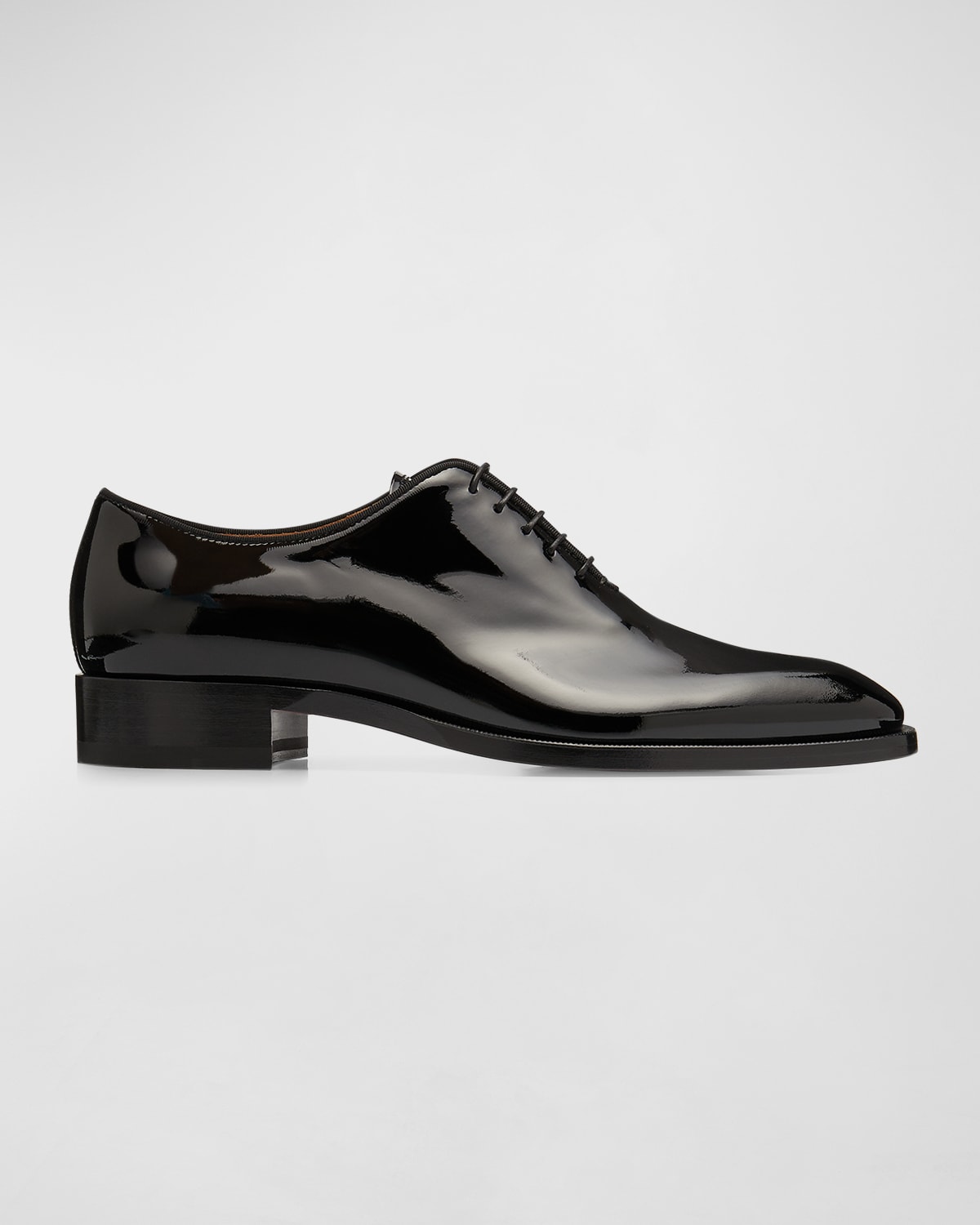 Christian Louboutin Men's Greggo Patent Leather Oxford Shoes | Neiman ...