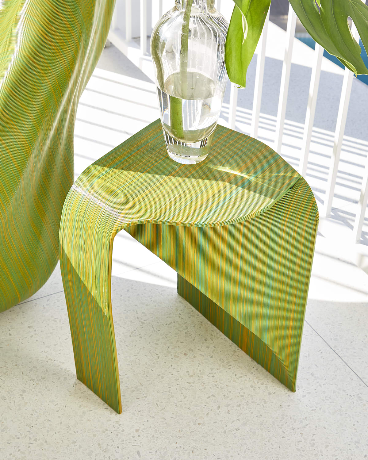 Mediterranea Arzachena Outdoor Side Table | Neiman Marcus