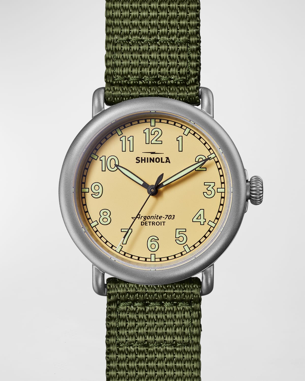 Shinola Men's Runwell 3H Nylon Field Watch, 41mm | Neiman Marcus