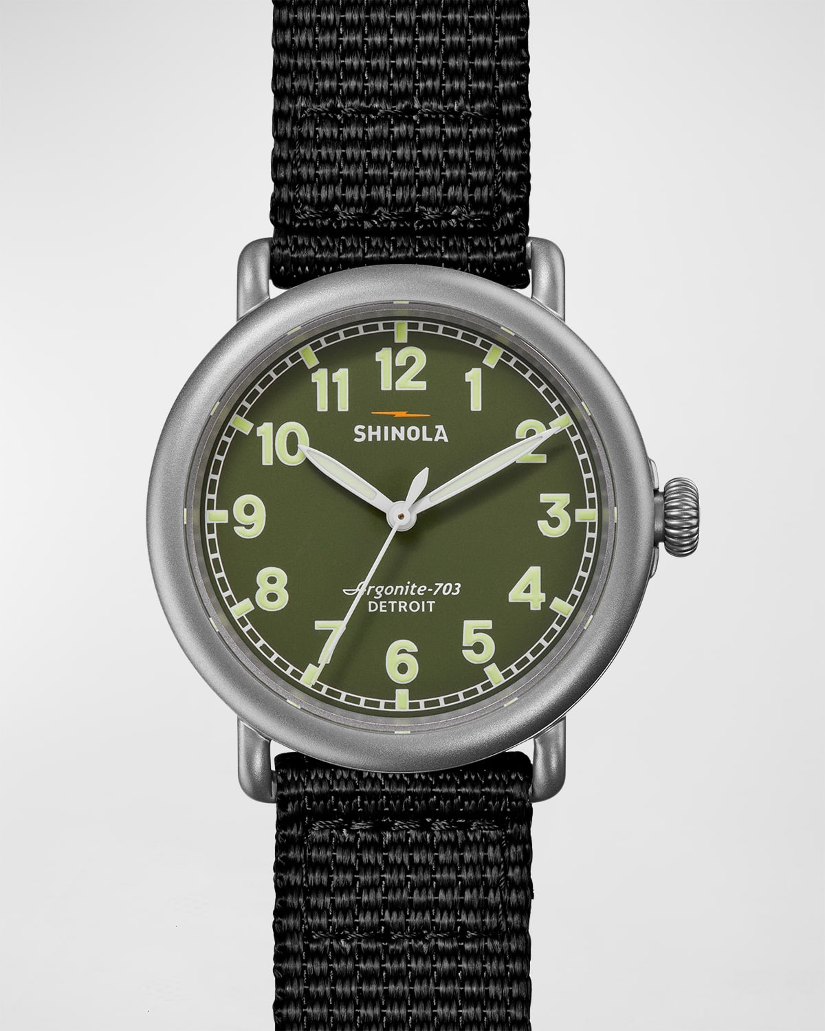 Shinola Men's The Runwell Nylon Strap Field Watch, 41mm | Neiman Marcus
