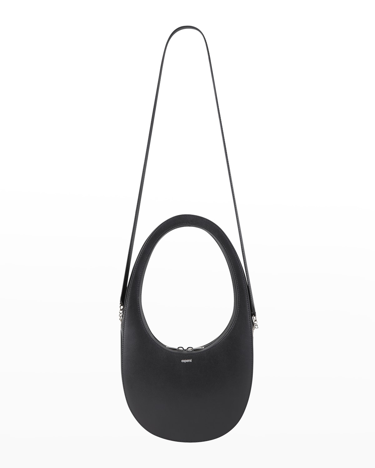 Coperni Swipe Micro Zip Leather Crossbody Bag | Neiman Marcus