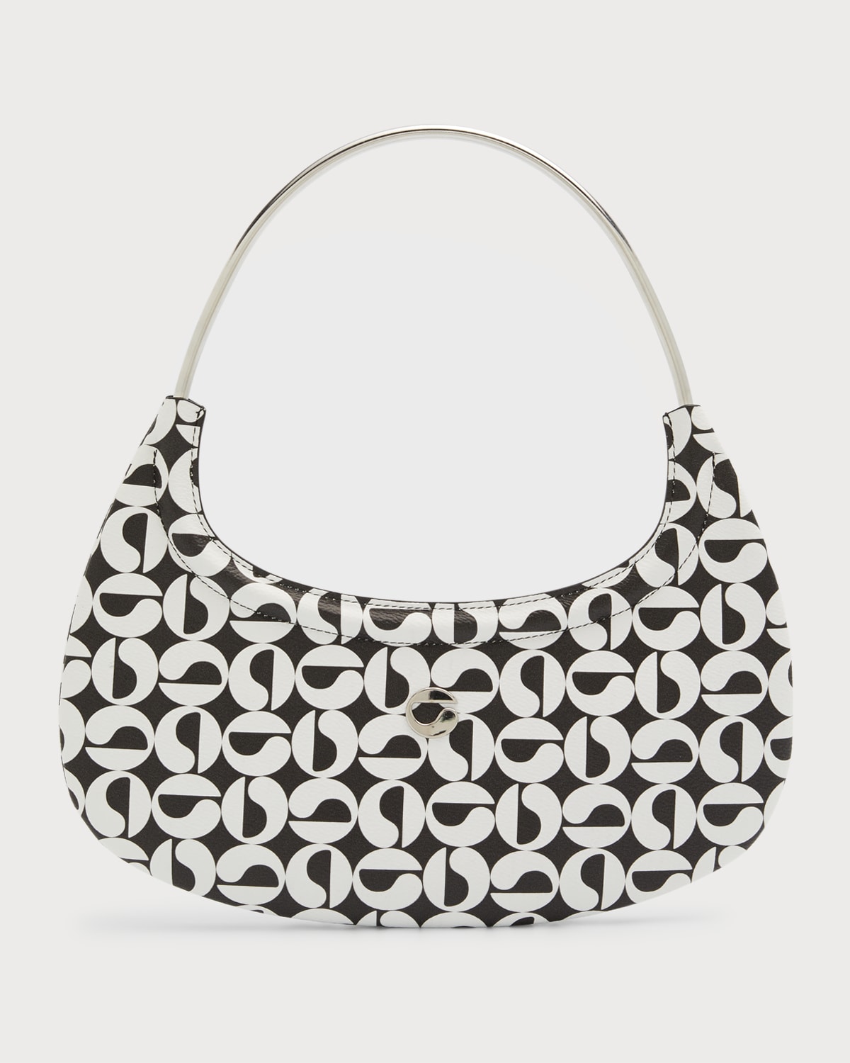 Coperni Ring Swipe Patent Top-Handle Bag | Neiman Marcus