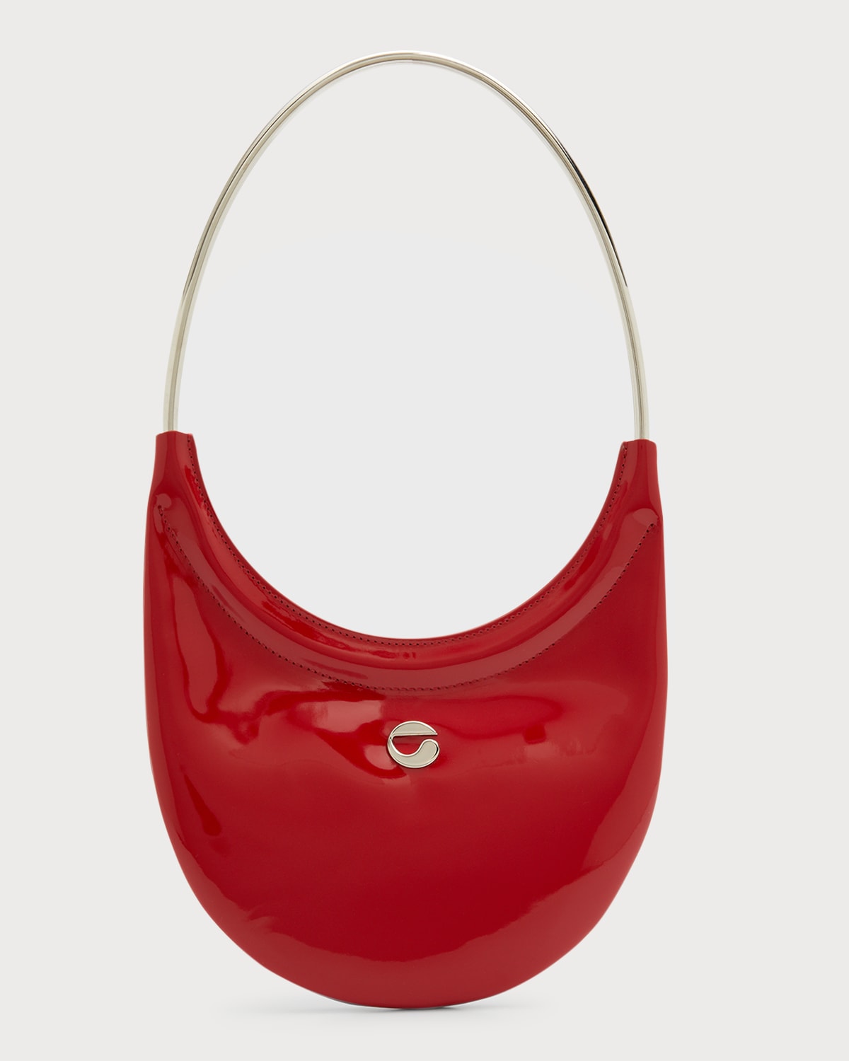 Coperni Swipe Mini Glass Top-Handle Bag | Neiman Marcus