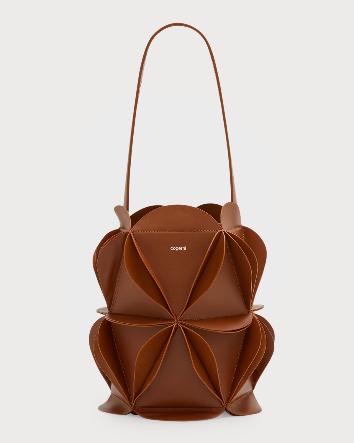 Coperni Origami Calf Leather Shoulder Bag | Neiman Marcus