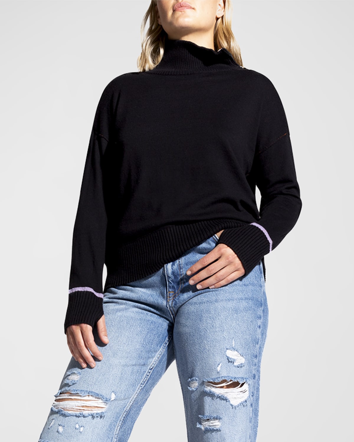 Lisa Todd Plus Size Ice Breaker Cashmere Sweater | Neiman Marcus