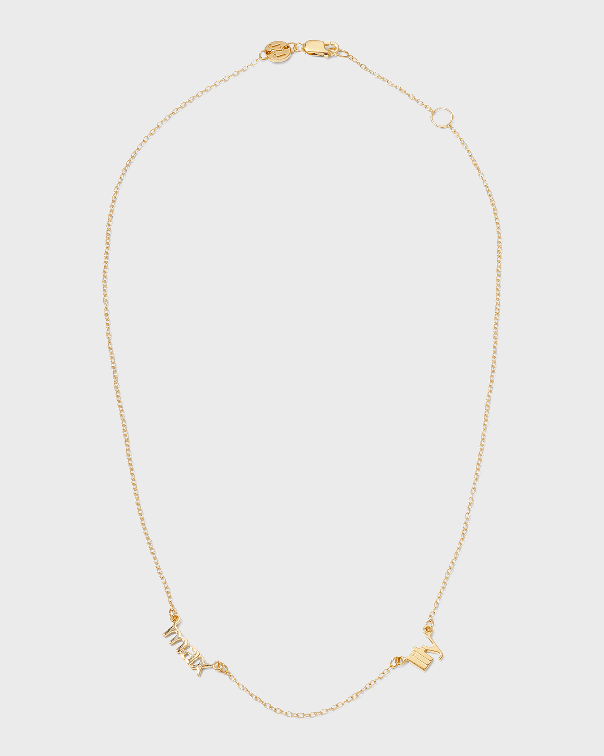 Jennifer Zeuner Serafina Personalized Mini Nameplate Necklace | Neiman ...