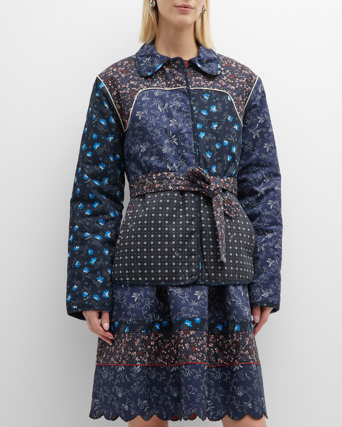 AG Jeans Mirah Cropped Boxy Utility Jacket | Neiman Marcus