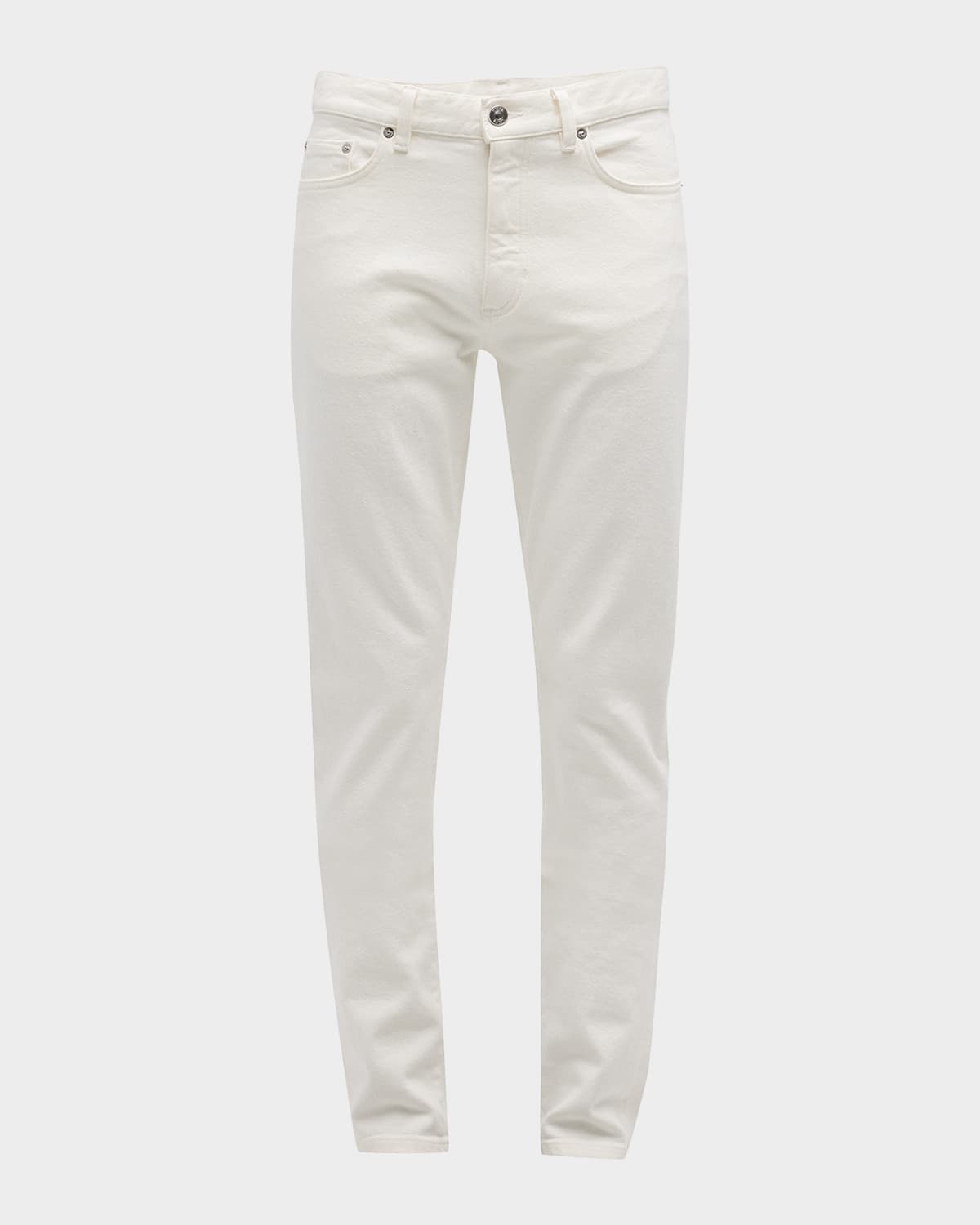 Brioni Men's Solid Straight Leg Denim Jeans | Neiman Marcus