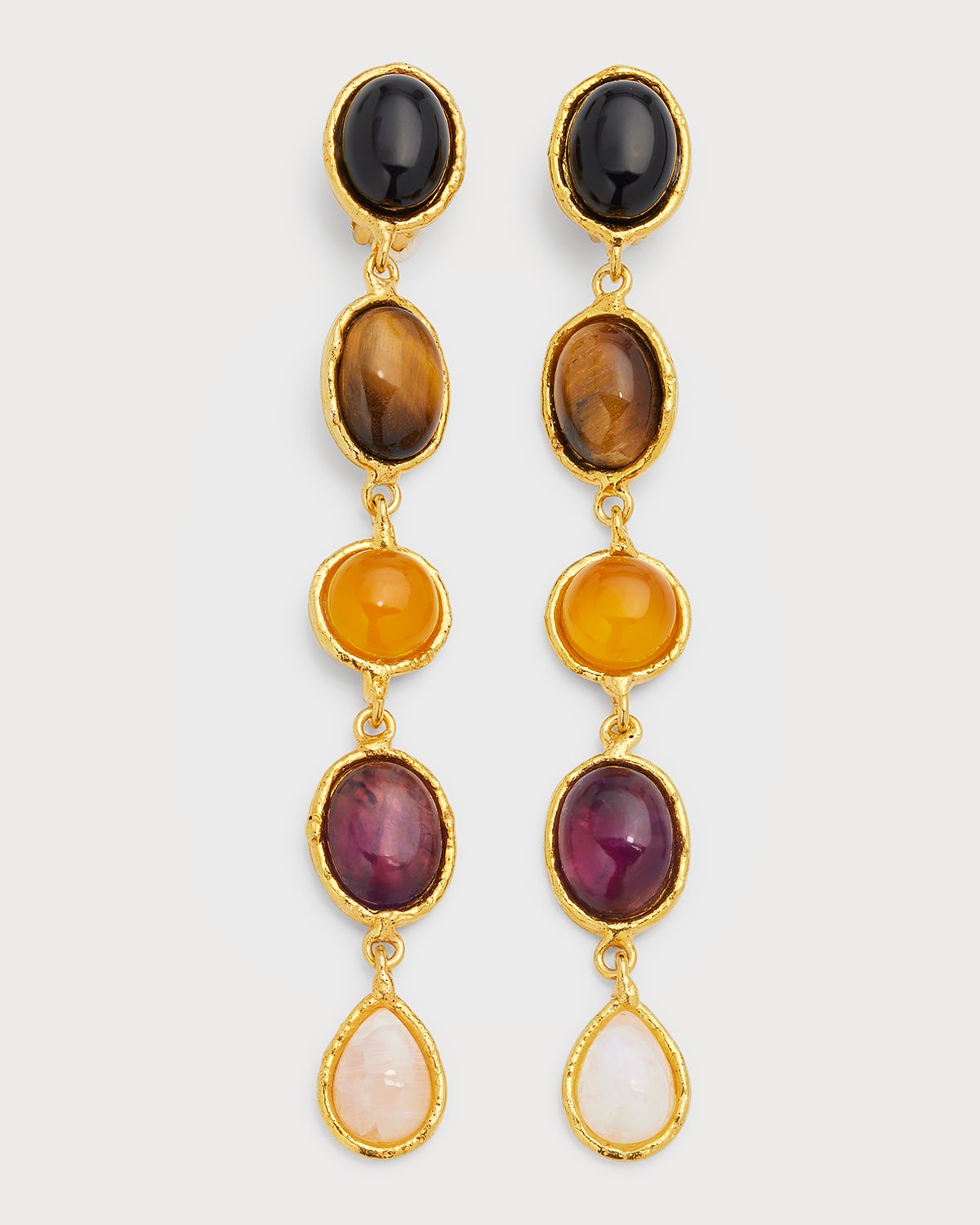 Sylvia Toledano Cascade Clip Earrings | Neiman Marcus