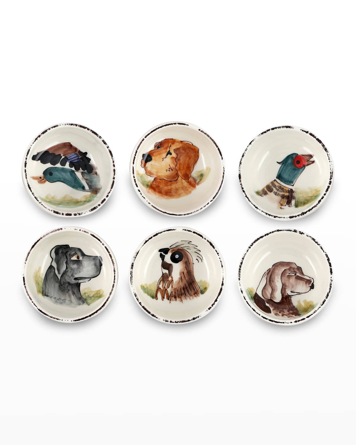 Vietri Santorini Assorted Condiment Bowls, Set of 4 | Neiman Marcus