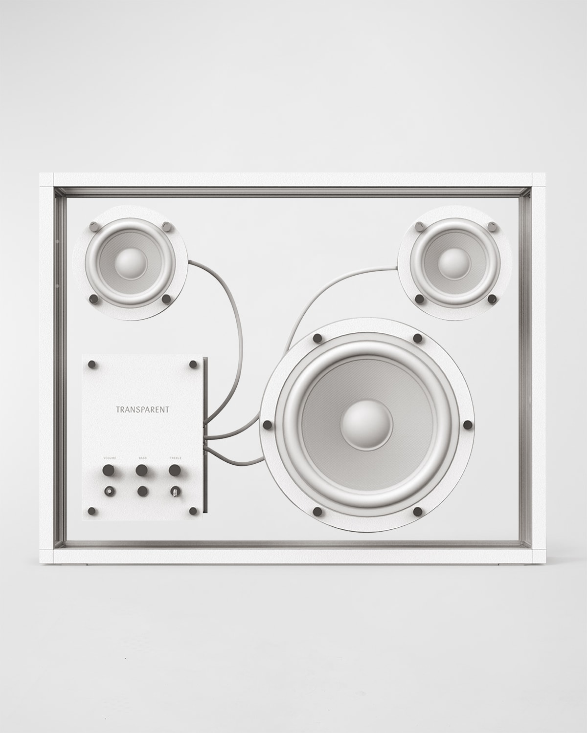 Transparent Sound Acoustic Bluetooth Sculpture Speaker | Neiman Marcus