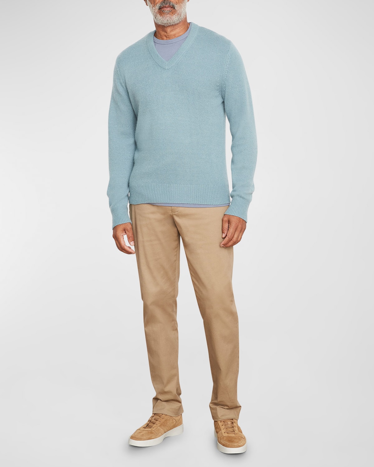 Vince Men's Cashmere Crewneck Sweater | Neiman Marcus