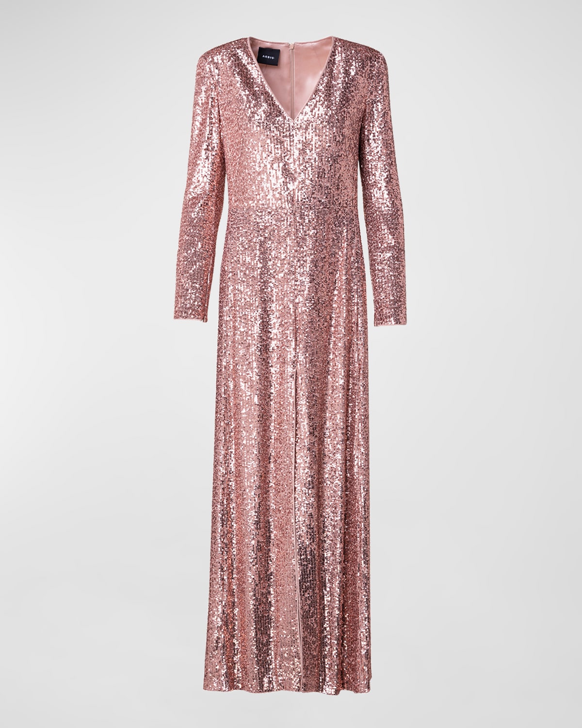 Balmain Zebra Stripe Sequin Evening Gown | Neiman Marcus