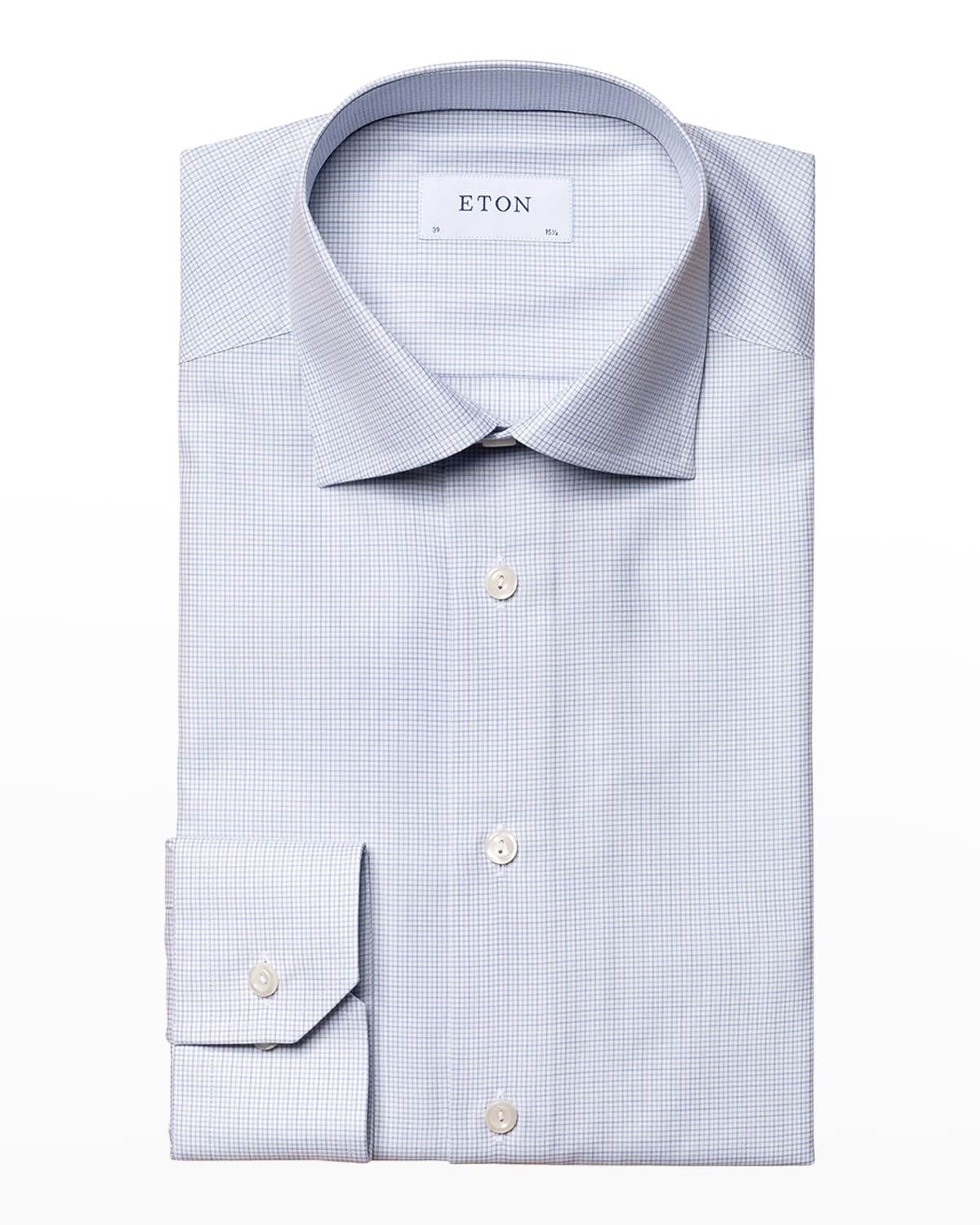 Eton Men's Slim Fit Plissé Lurex Dress Shirt | Neiman Marcus