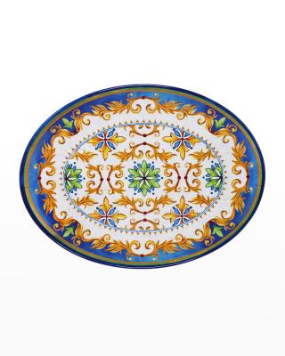 Le Cadeaux Capri Oval 16" Platter | Neiman Marcus