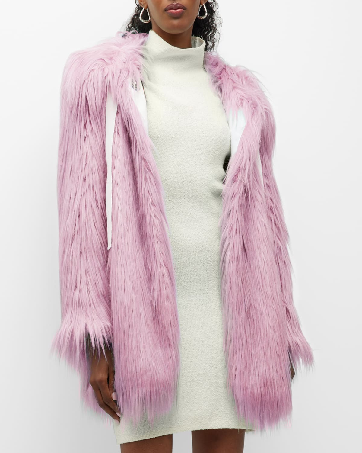 Alabama Muse Jones Faux Fur Long Coat | Neiman Marcus