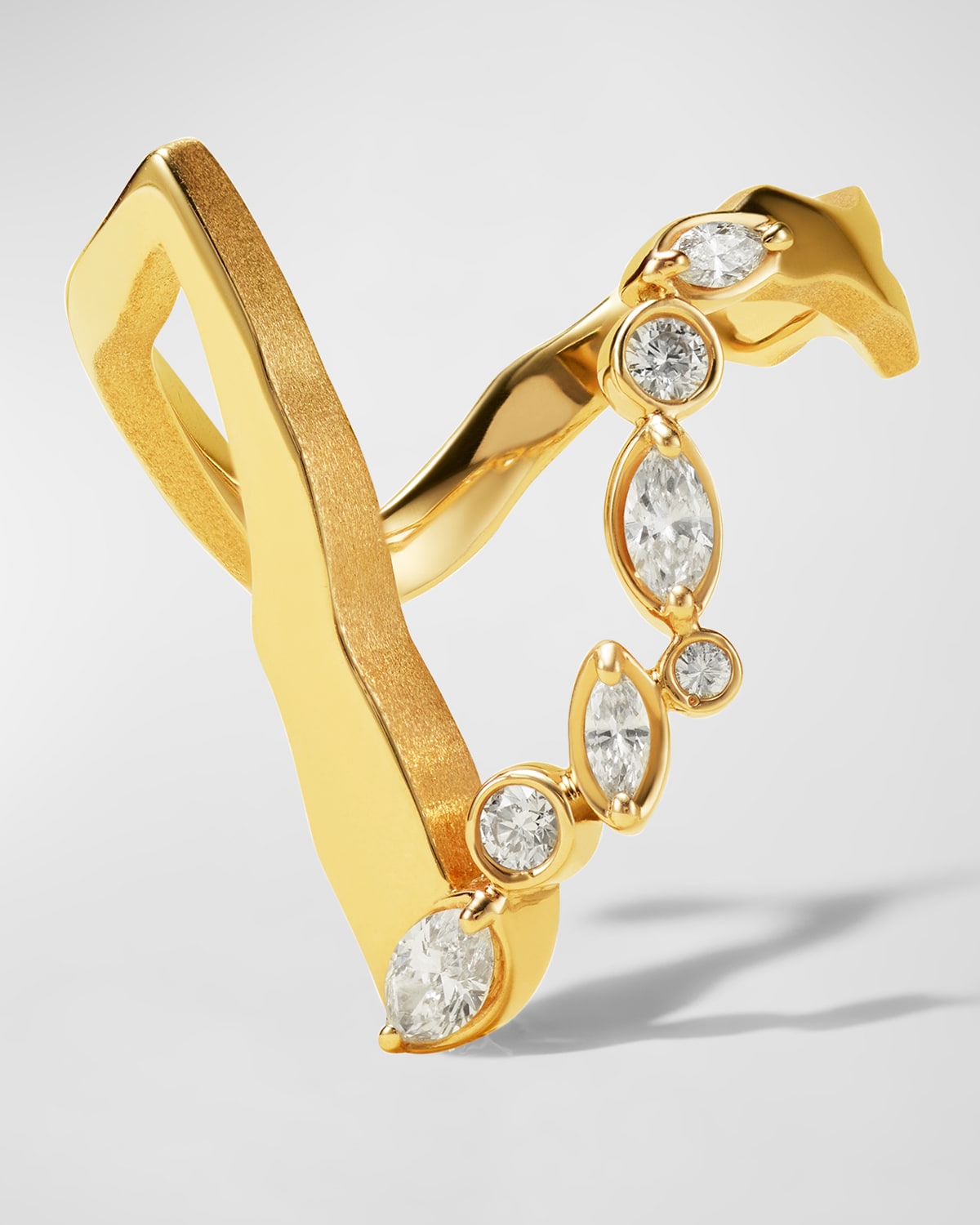 MILAMORE Kintsugi Single Diamond Ring II | Neiman Marcus