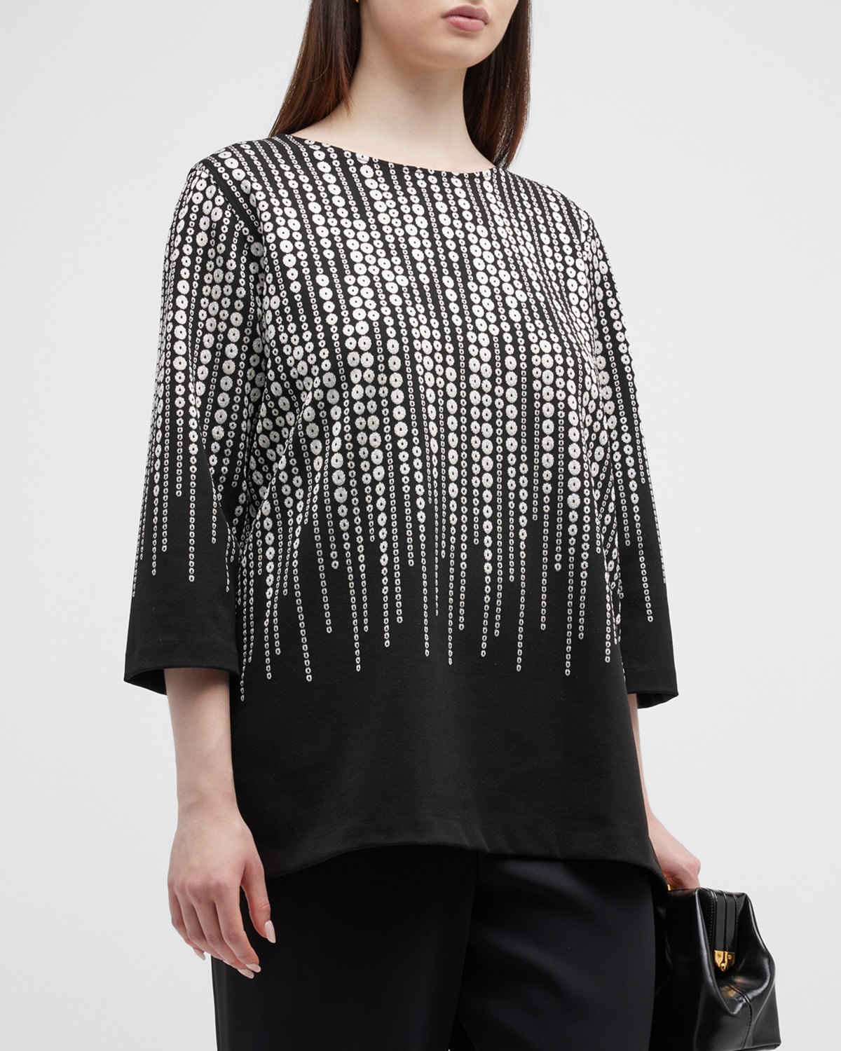 Caroline Rose Plus Size Sequin Side Fall Tunic | Neiman Marcus