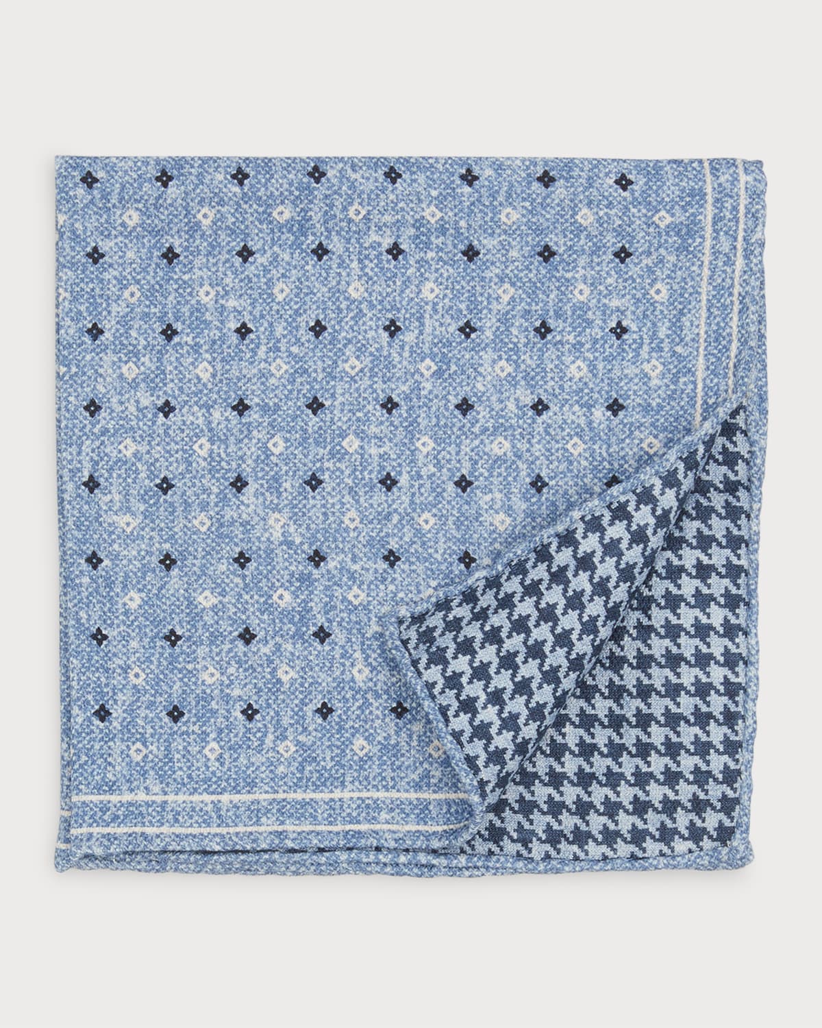 Brunello Cucinelli Men's Double Face Pocket Square | Neiman Marcus