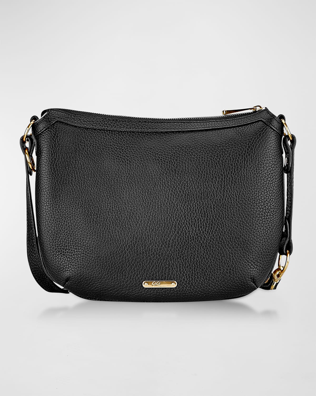Gigi New York Maggie Knot Leather Shoulder Bag | Neiman Marcus