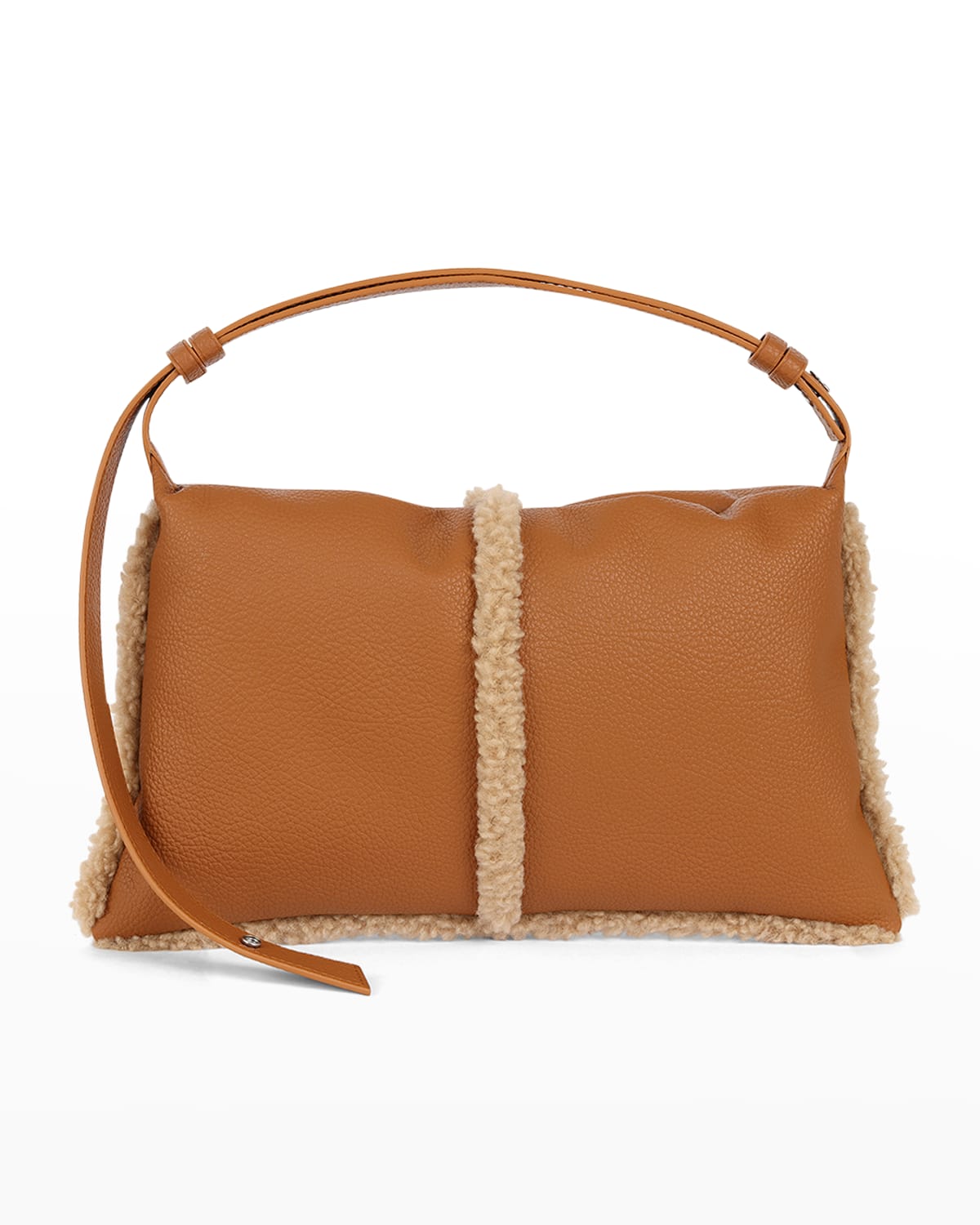 Simon Miller Puffin Mini Fringe Faux-Leather Shoulder Bag | Neiman Marcus