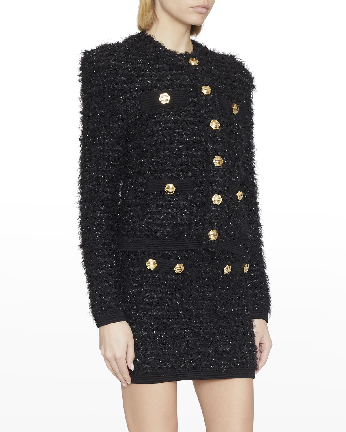 Balmain Cropped Women's Clothing at Neiman Marcus