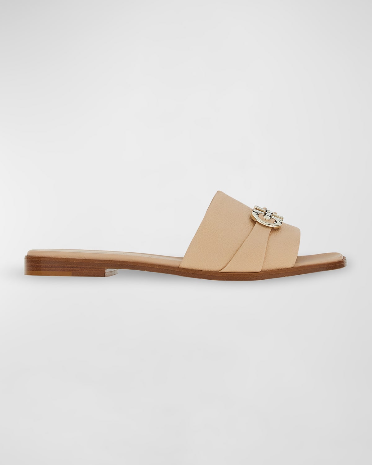 Vince Palmetta Woven Leather Flat Sandals | Neiman Marcus